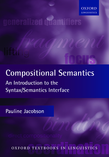 Compositional Semantics An Introduction To The Syntaxsemantics Interface Humanitas 